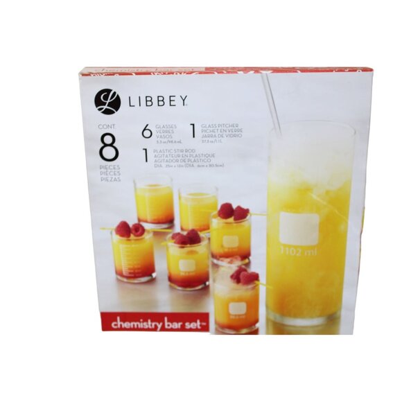 Libbey | Dining | Libbey Chemistry Bar Set In Box Unused 9211 | Poshmark